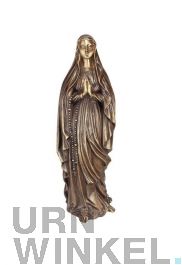 Gedenkbeeld Maria met gevouwen handen | URNWINKEL.
